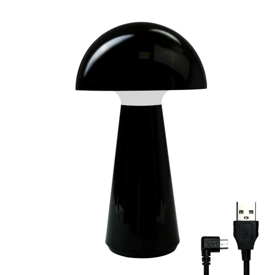 Lámpara De Mesa Led Tipo Hongo Recargable, 3 Niveles Luz ...